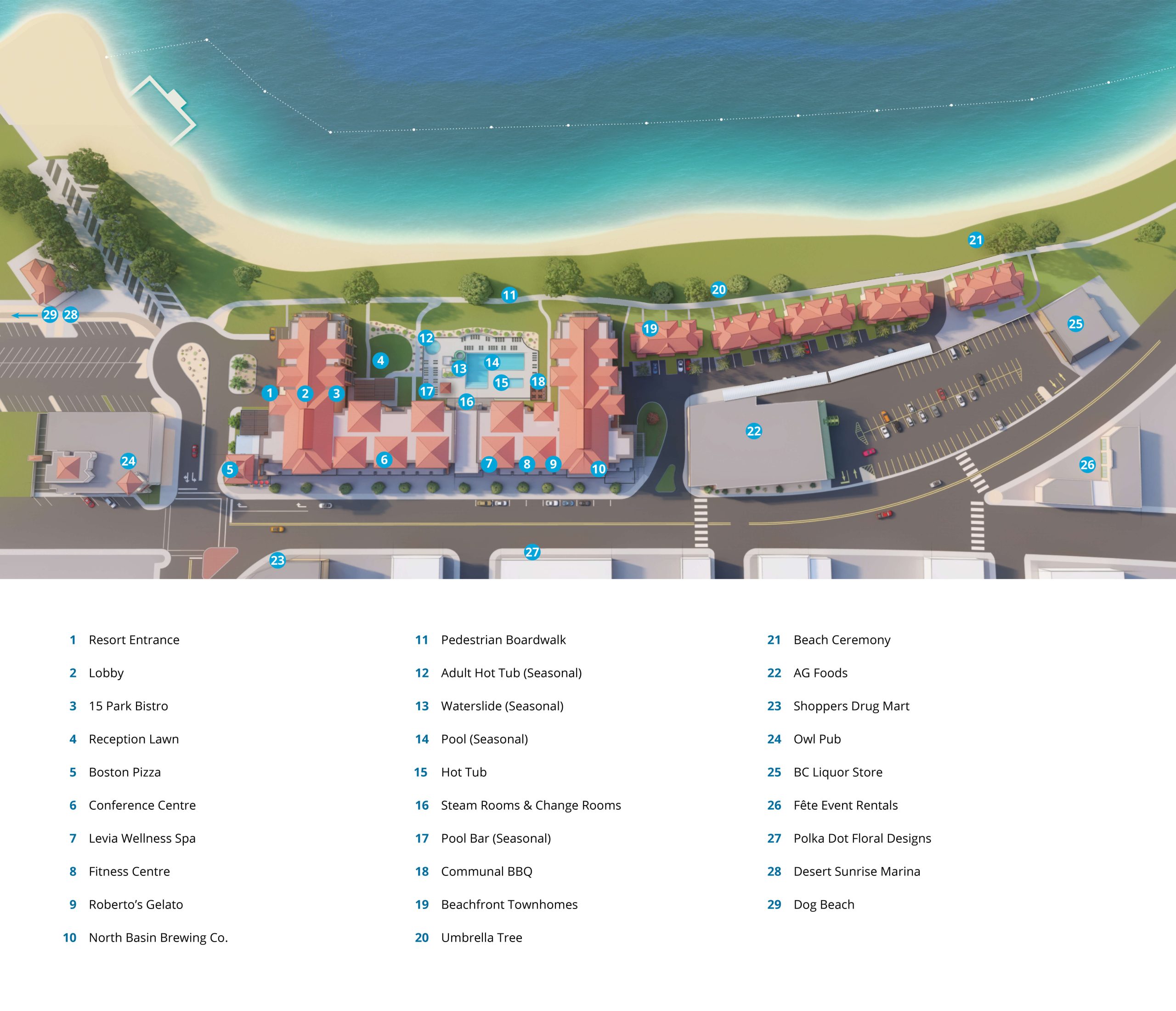 Location | Watermark Beach Resort | Top Rated Osoyoos Hotel